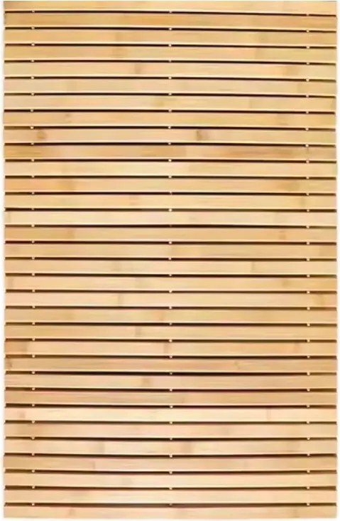 MK Original: Produkty s rodokmenem, Protiskluzová koupelnová předložka Bambus, 40x60, béžová, koupelna