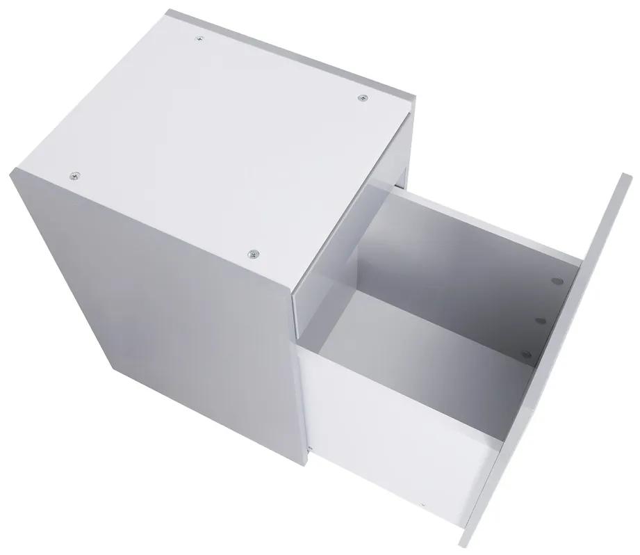 BPS-koupelny Doplňková koupelnová skříňka nízká Swing G NS 40, šedá