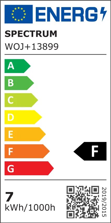 LED žárovka GLS 7W E-27 studená bílá