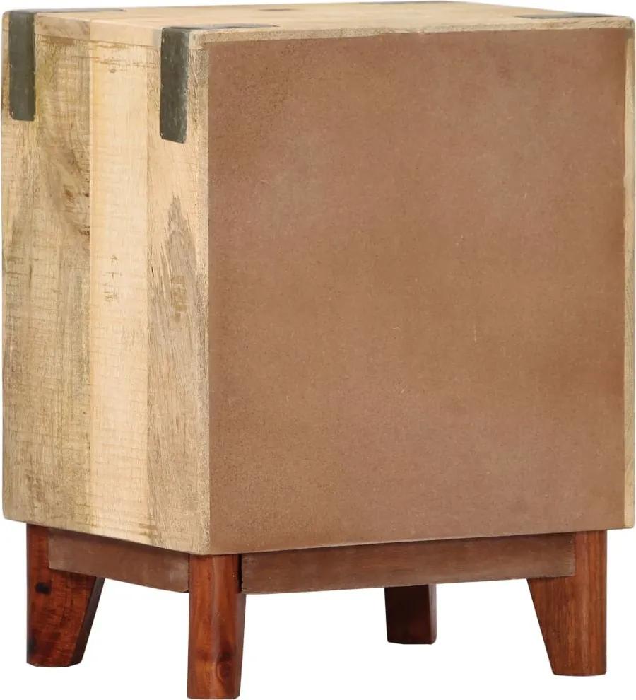 vidaXL Noční stolek 40 x 30 x 52 cm masivní hrubý mangovník [282744]