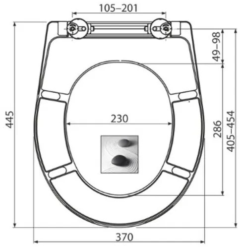 Alcadrain Zen WC sedátko univerzální softclose, duroplast A604 ZEN