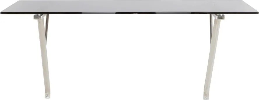 Závěsný pracovní stůl nástěnný se skleněnou deskou 40x120 cm Kullaberg – Jotex