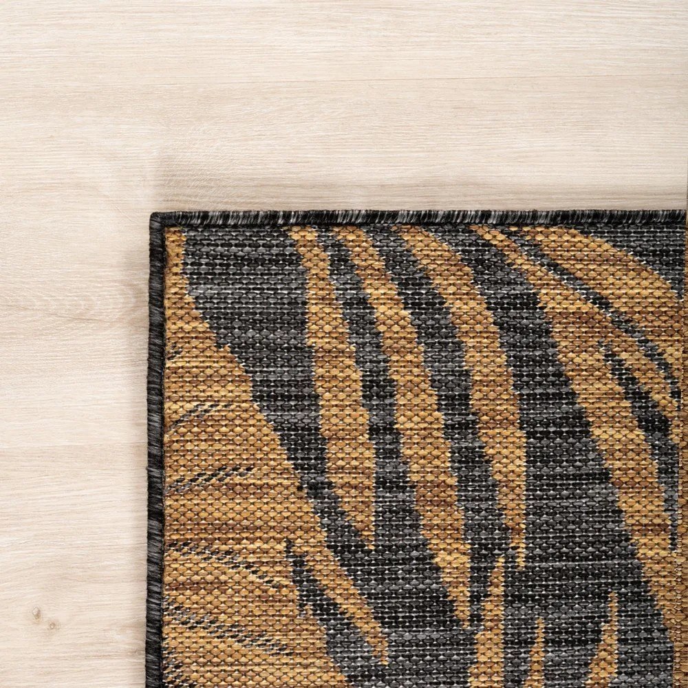 Černý/hnědý vnitřní a venkovní koberec 120x170 cm Mira 1451 – Ayyildiz Carpets