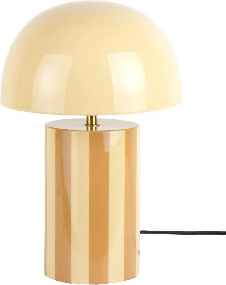Žlutá kovová stolní lampa (výška 34 cm) Rayado – Leitmotiv