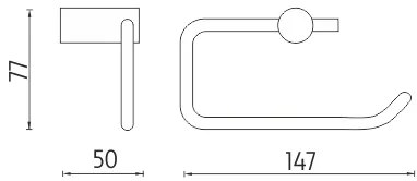 Nimco Držák na toaletní papír BORMO - BR 11055-26