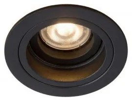 LUCIDE EMBED Downlight Round GU10 Black, bodové svítidlo, bodovka