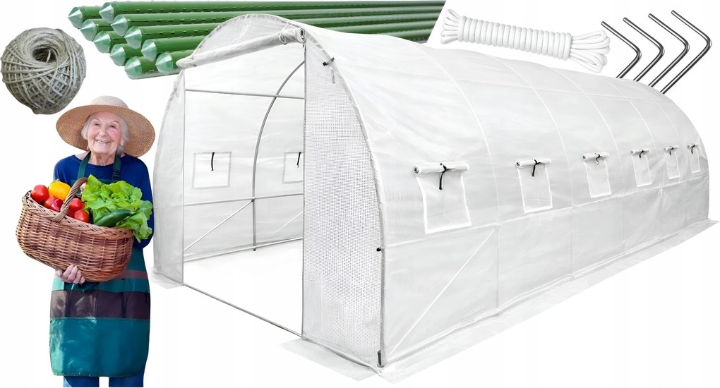 TRENDIE Fóliovník 3x6m bílý STANDARD