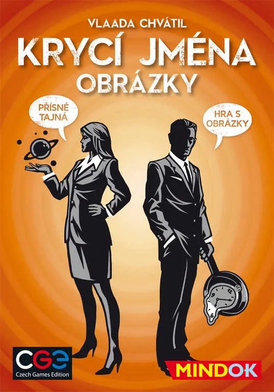 MINDOK HRA Krycí jména Obrázky *SPOLEČENSKÉ HRY* mn258