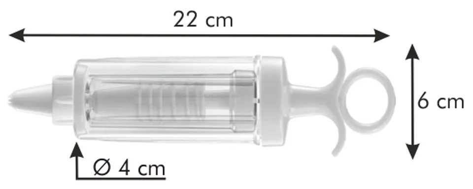 TESCOMA Zdobička pístová DELÍCIA, 8 trysek v zásobníku