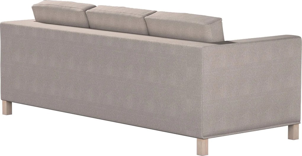 Potah na pohovku IKEA Karlanda 3-místná nerozkládací, krátký barva béžová látka pletený vzor