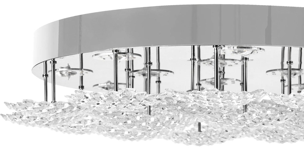 Toolight Toolight, LED stropní svítidlo 45cm, MS014-C, chromová, OSW-09626