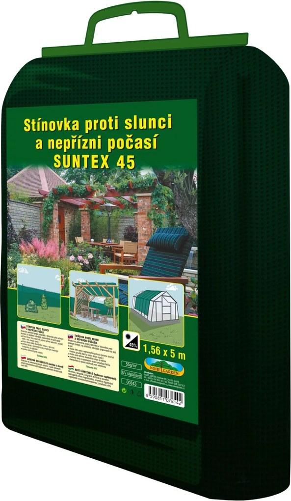 NOHEL GARDEN Stínovka proti slunci a nepřízni počasí SUNTEX 45 1,56 x 5 m