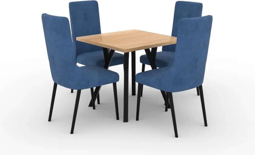 ADRK Furniture Sada stůl s židlemi RODOS 83 SE-ROD-83-CG