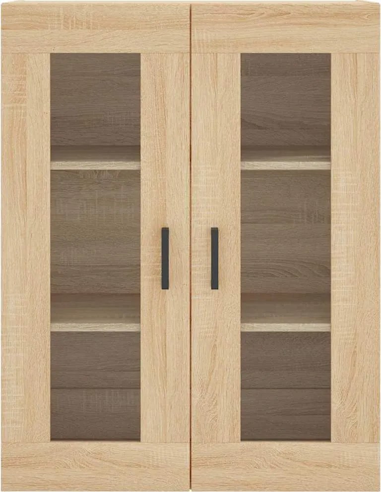 Skříň highboard dub sonoma 69,5 x 34 x 180 cm kompozitní dřevo 3198340