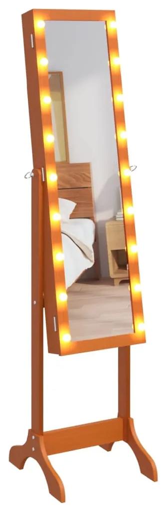 Volně stojící zrcadlo s LED 34 x 37 x 146 cm - Default Title