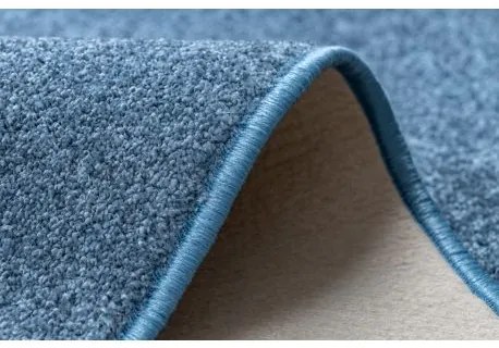 koberec, koberec metráž SANTA FE modrý 74 hladký, Jednotný jedn velikost 400x450 cm | krásné koberce cz