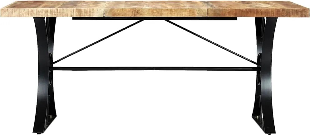 Jídelní stůl 180 x 90 x 76 cm masivní mangovníkové dřevo 282766