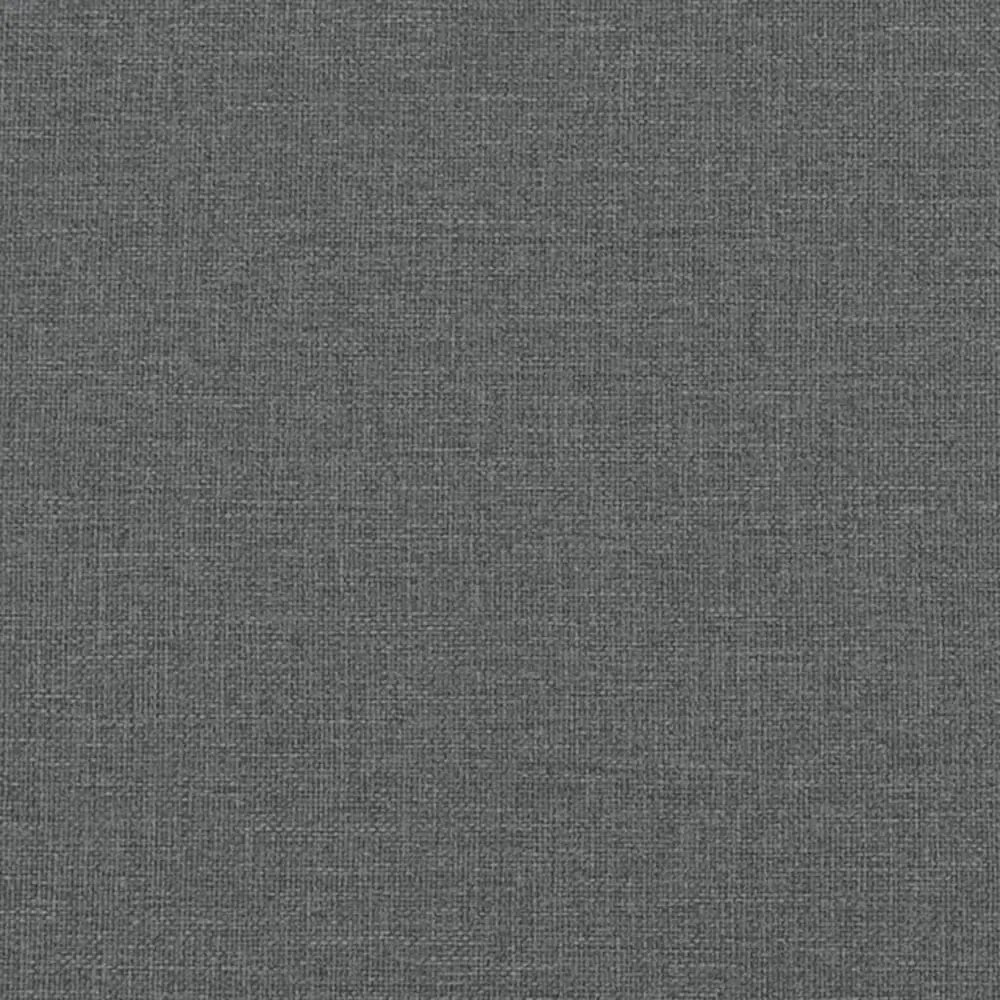 Petromila 3místná pohovka tmavě šedá 180 cm textil