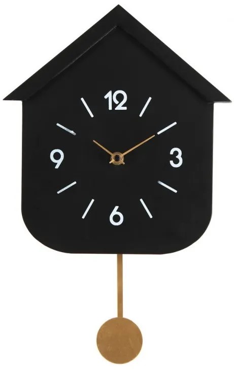 BIZZOTTO Nástěnné hodiny HOME černé 37cm 0182410