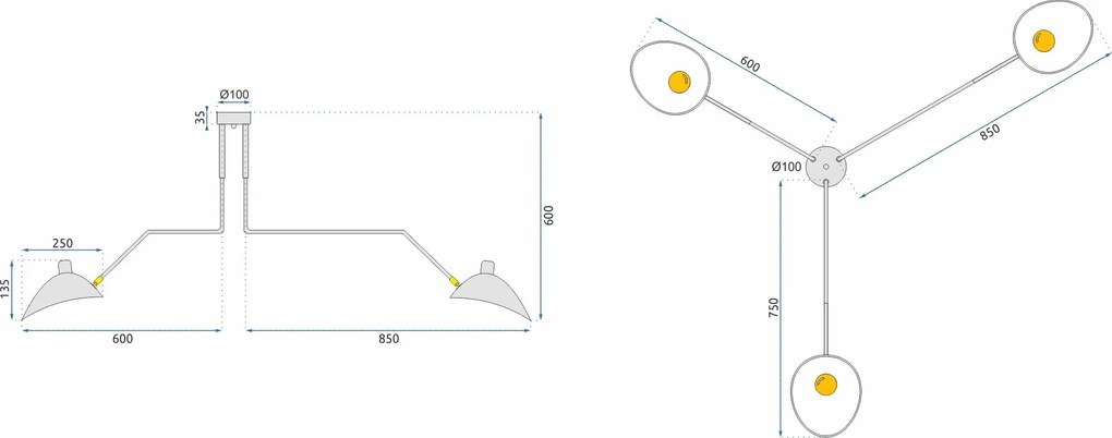 Toolight - Lamp APP569-3C, OSW-08796