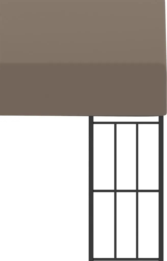 vidaXL Altán ke zdi 6 x 3 m textil [312262] Barva: taupe
