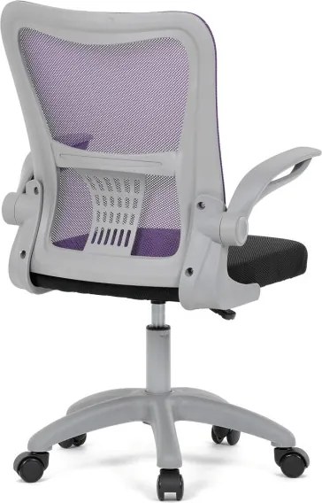 Dětská otočná židle fialová KA-K2008 PUR