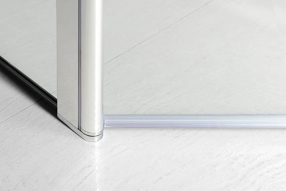 Polysan Polysan, MODULAR SHOWER stěna pro instalaci na zeď, pro připojení otoč.panelu 1000 mm, MS3A-100