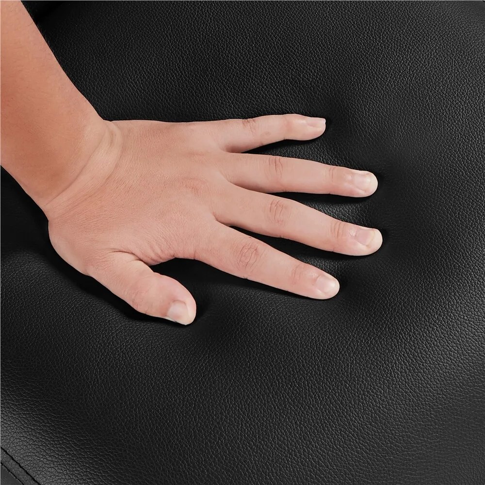 Sada 2 ks – Jídelní židle Yaheetech – černá, 59 cm (délka) × 40,5 cm (šířka) × 98,5 cm (výška) (266528749816)