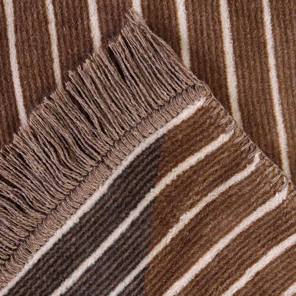 BAVLNĚNÁ DEKA FERN 150X200 CM VZOROVANÁ
