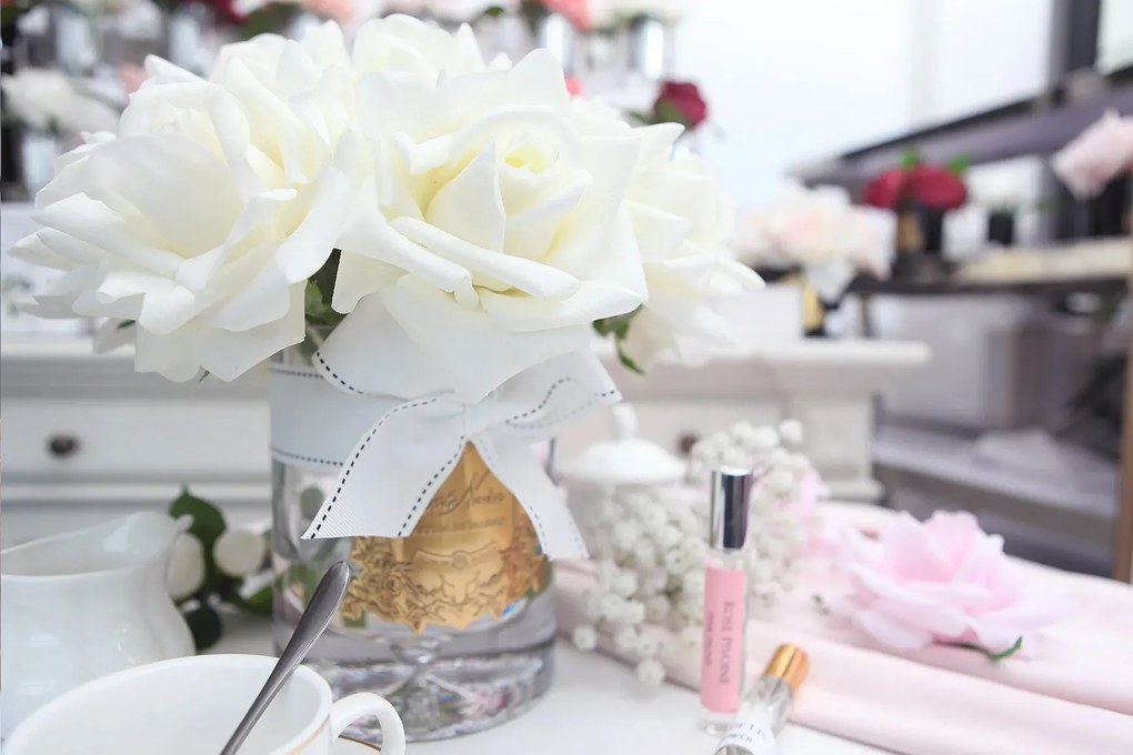 Côte Noire Luxury Grand Bouquet kytice 13 parfémovaných růží Champagne