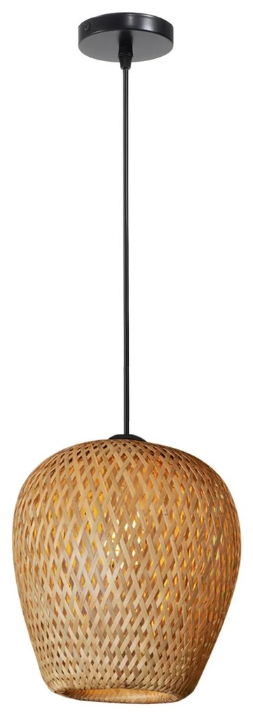 Toolight, závěsné svítidlo Natural 1xE27 APP885-1CP, přírodní, OSW-05245
