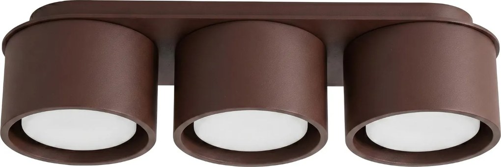 Sollux Lighting Stropní svítidlo MODO 3 hnědé GX53