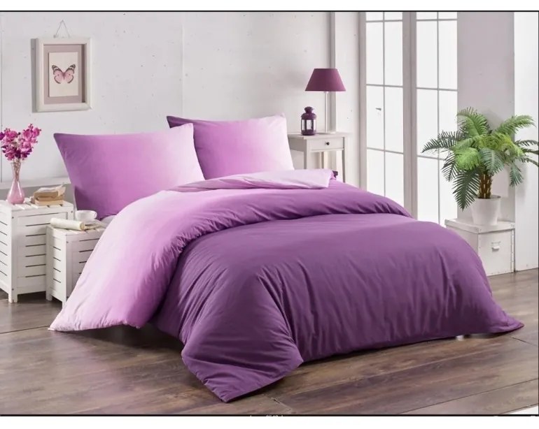 Povlečení bavlněné Fuchsia EMI, Standardní set jednolůžko obsahuje 1x 140x200 + 1x 70x90