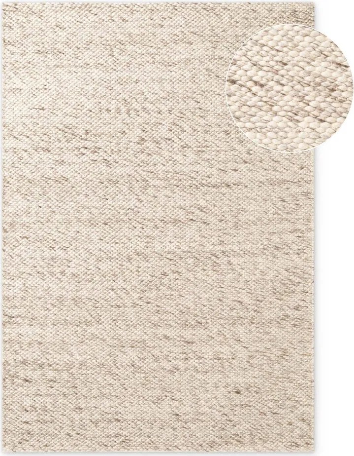 Béžový/v přírodní barvě ručně tkaný vlněný koberec 200x290 cm Lyon Beans – Elle Decoration