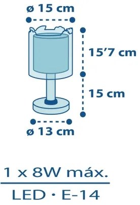Dalber D-76111 - Dětská lampička MY LITTLE JUNGLE 1xE14/8W/230V