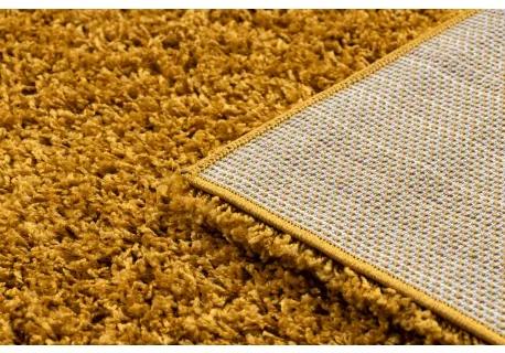 Dywany Luszczow Kusový koberec SOFFI shaggy 5 cm zlato Rozměr koberce: 70 x 250 cm