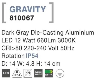 Venkovní LED svítidlo Gravity