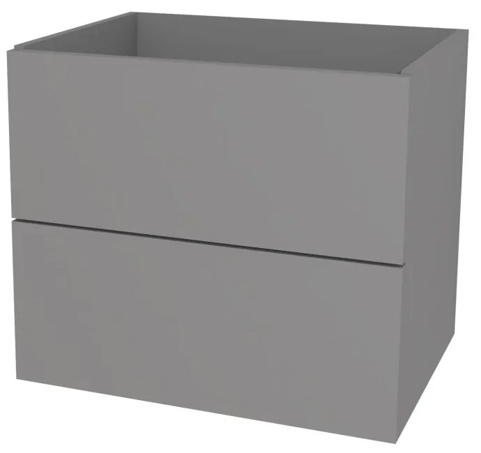 Mereo, Mereo Ponte, koupelnová skříňka 61 cm, Multidecor, Šedá supermat, MER-CN290SSEDA