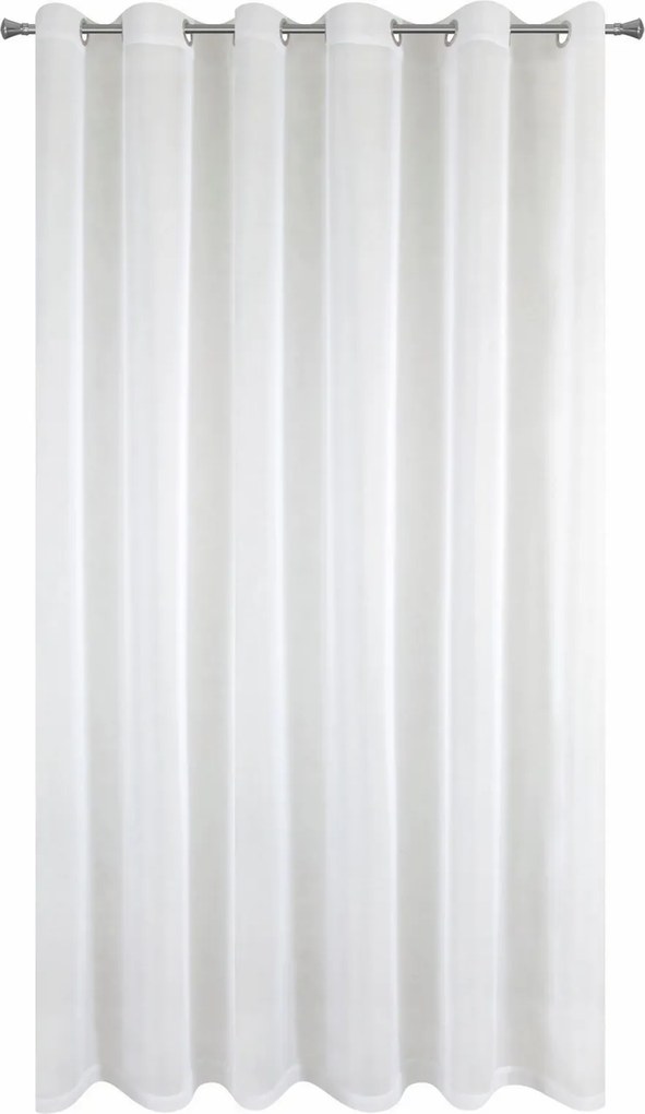ZÁCLONA NA KROUŽCÍCH LUCY 300 CM X 250 CM CM BÍLÁ