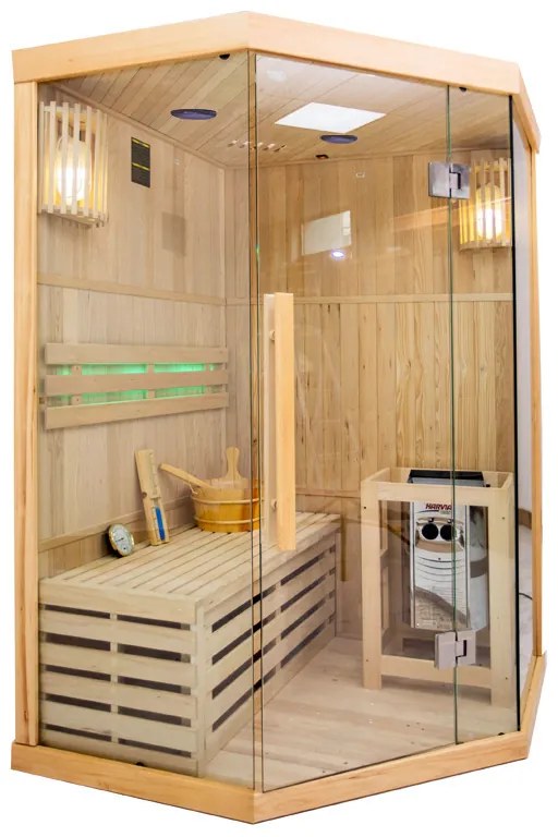 BPS-koupelny Finská sauna Relax HYD-3135 120x120, 1-2 osoby