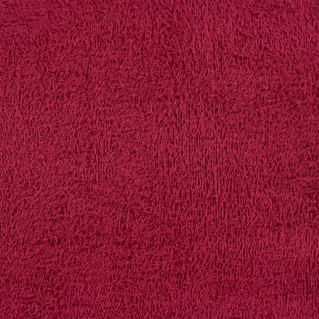 Ručníky FROGN 4 ks bordó 100x200 cm 360 g/m² 136747