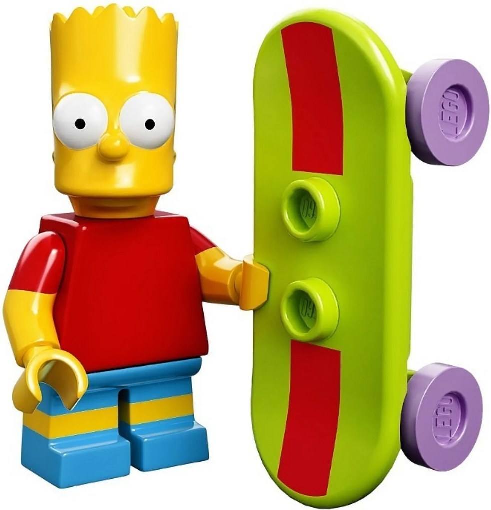 Lego minifigurky simpsons 71005 bart simpson