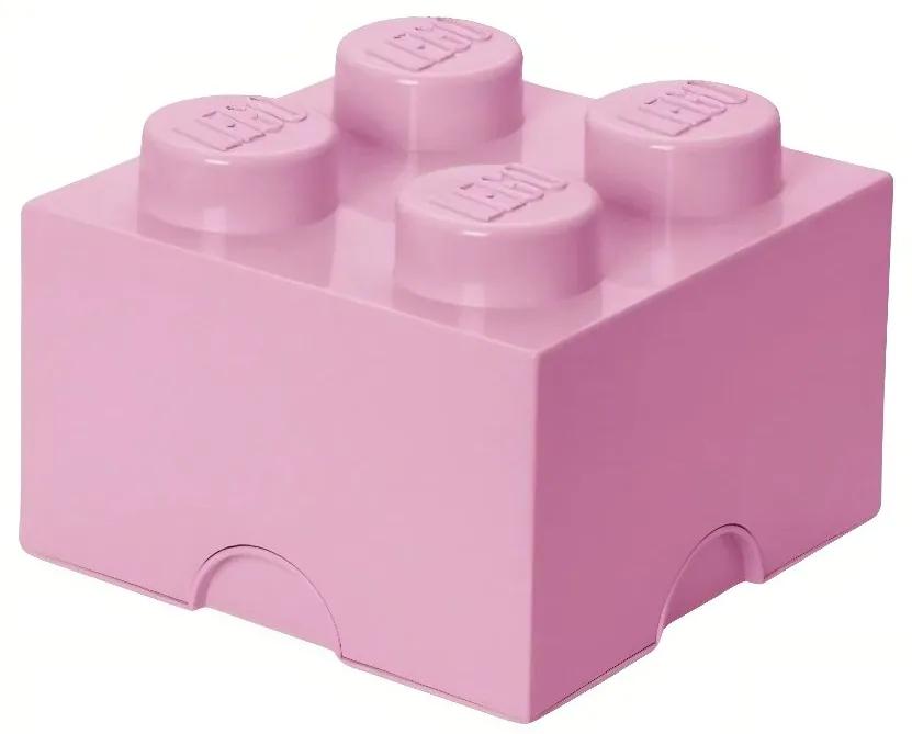 OnaDnes -20% Lego® Světle růžový úložný box LEGO® Smart 25 x 25 cm