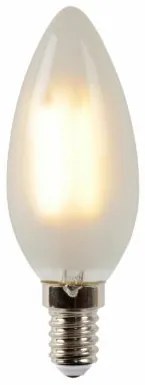 LUCIDE Bulb C37 Filament Dimm E14 4W Frosted, žárovka, zářivka