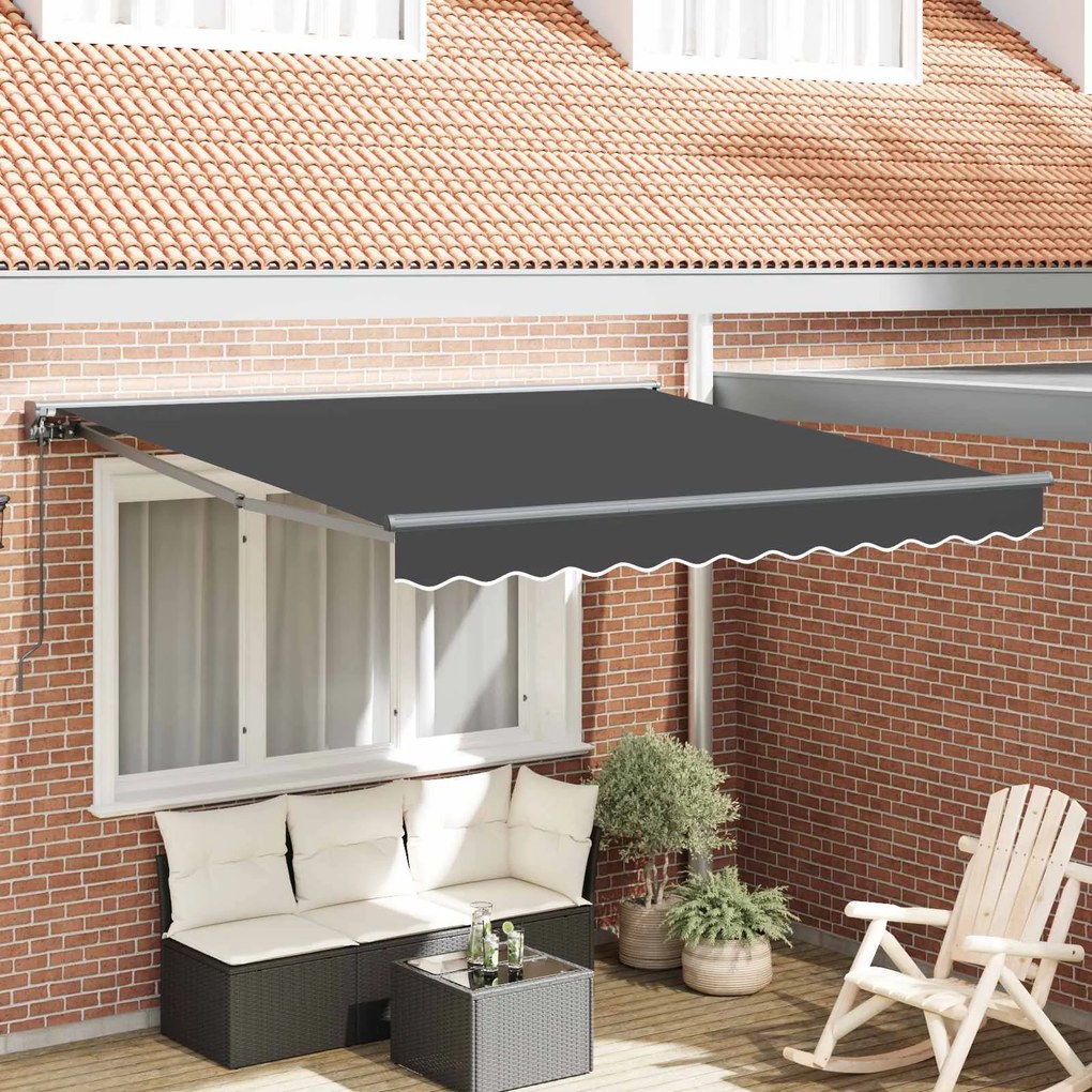 Rám markýzy Antracitová 350 x 250 cm 3330221