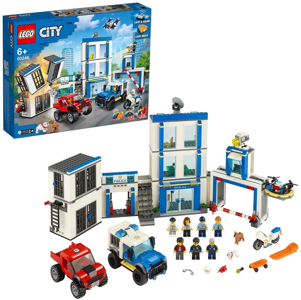 Lego stavebnice lego city police 60246 policejní stanice
