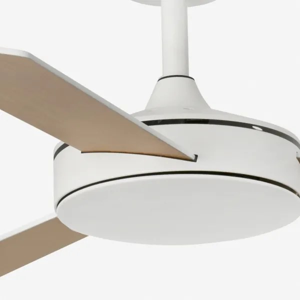 FARO 33603DCWT- Stropní ventilátor MINI MALLORCA S hnědá/bílá pr. 106 cm WT + DO