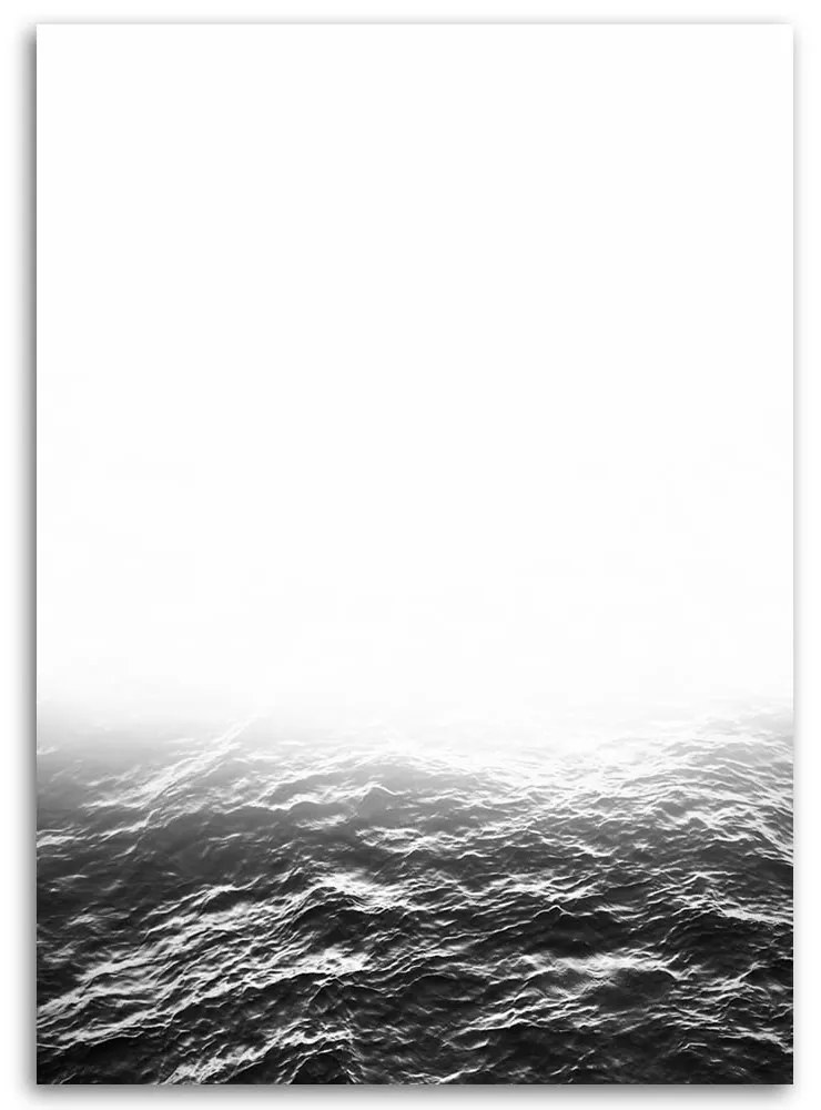 Gario Obraz na plátně Šedé vlny Rozměry: 40 x 60 cm