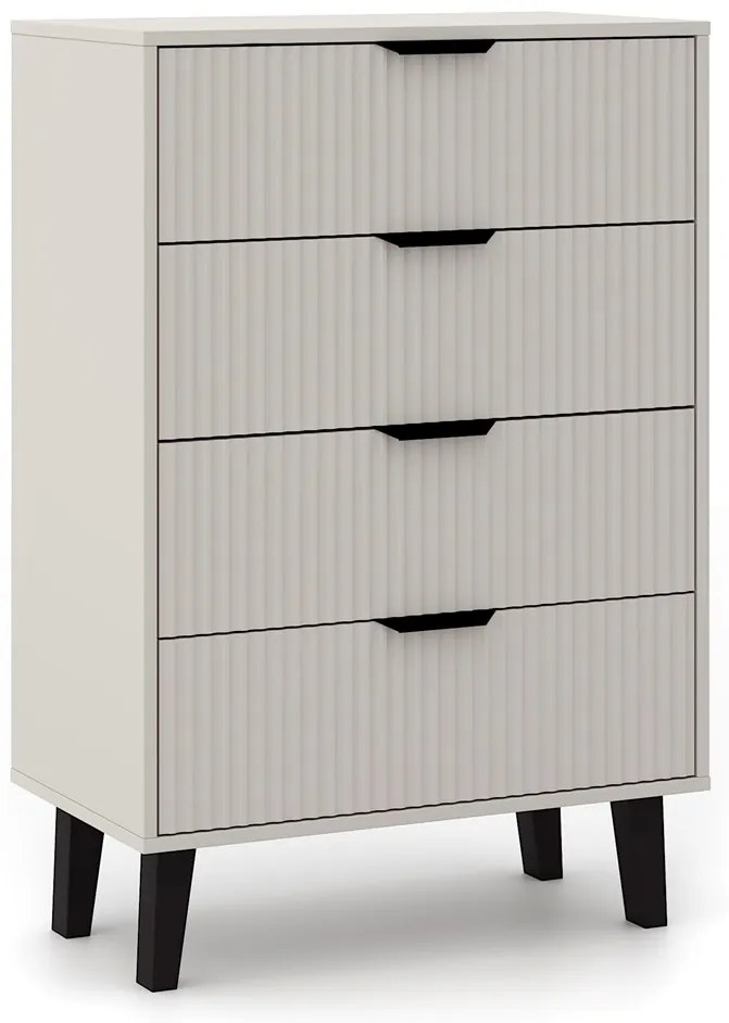 Komoda SCANDI 4S SLIM kašmír