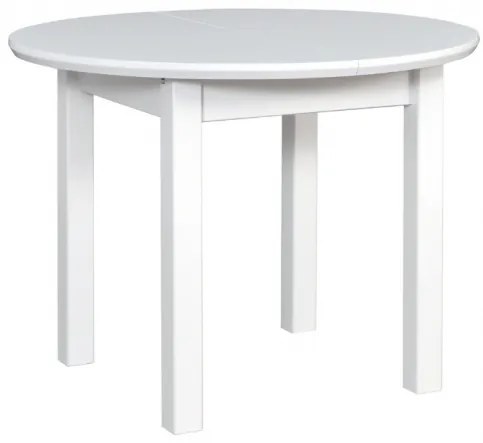 Jídelní stůl POLI 1 + doprava zdarma deska stolu bílá, nohy stolu bílá